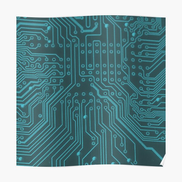 "Printed Circuit Board Routing" Poster by bbalint | Redbubble