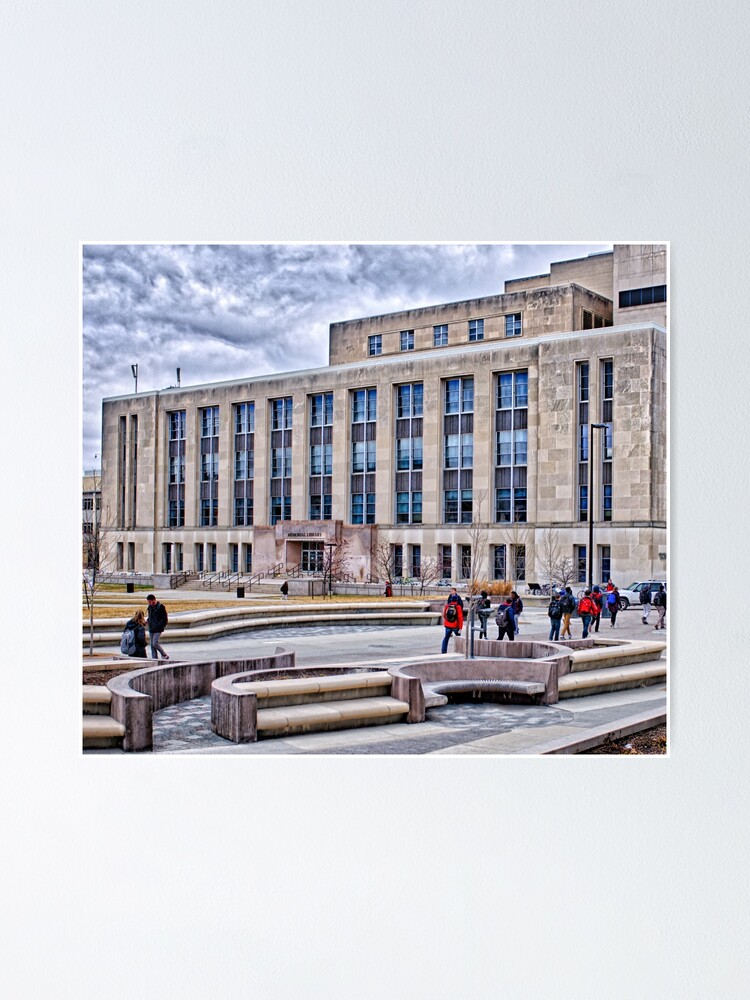 "UW Madison Memorial Library" Poster by vkilman | Redbubble