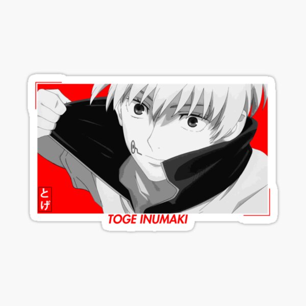 "Toge inumaki-jujutsu kaisen" Sticker for Sale by LisaK77 | Redbubble