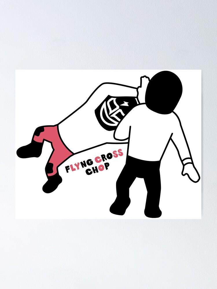 "Flying Cross Chop" Poster for Sale by rk58rk58 | Redbubble