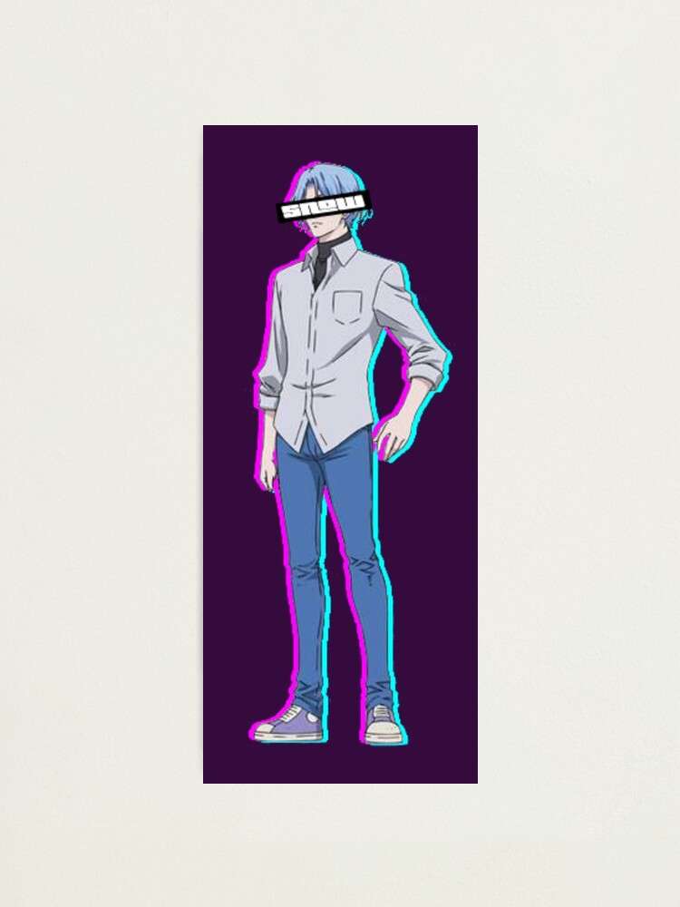 "Snow Vaporwave Langa Standee" Photographic Print by FlimJim123 | Redbubble