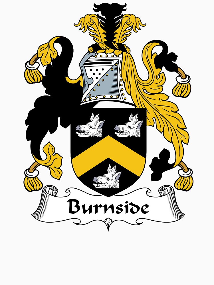 "Burnside Coat of Arms / Burnside Family Crest" T-shirt by ...