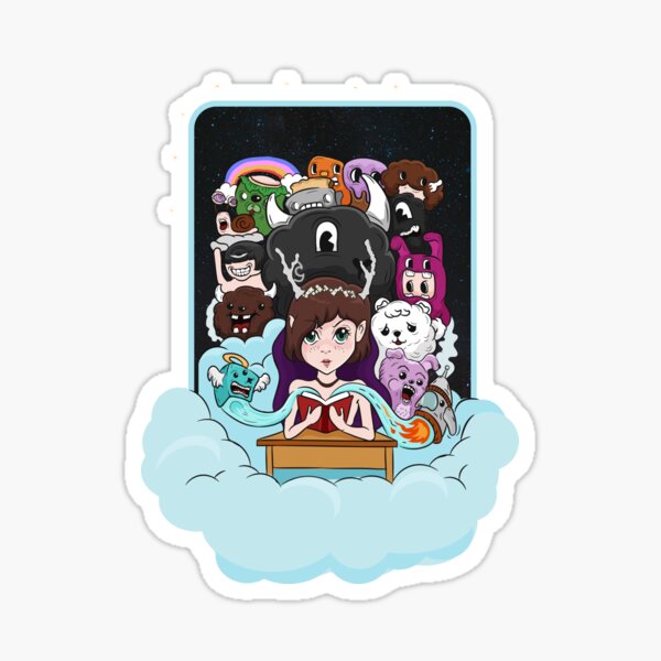 "imagine girl doodle art" Sticker for Sale by fukinride | Redbubble