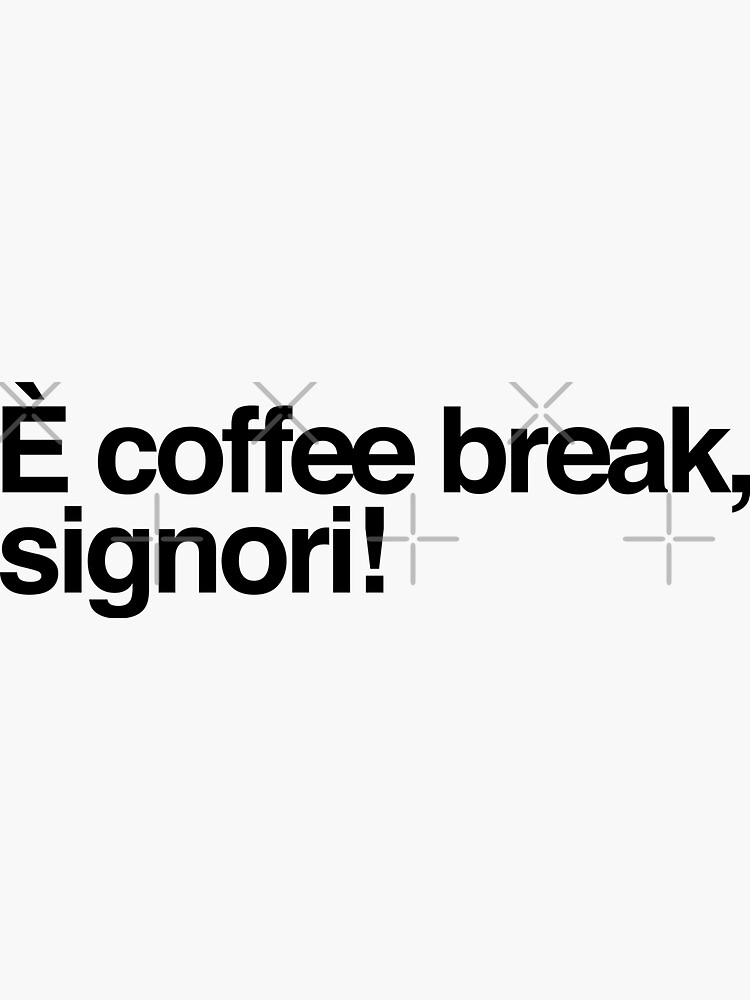 "Coffee Break - Boris la Serie" Sticker for Sale by mdabrown | Redbubble