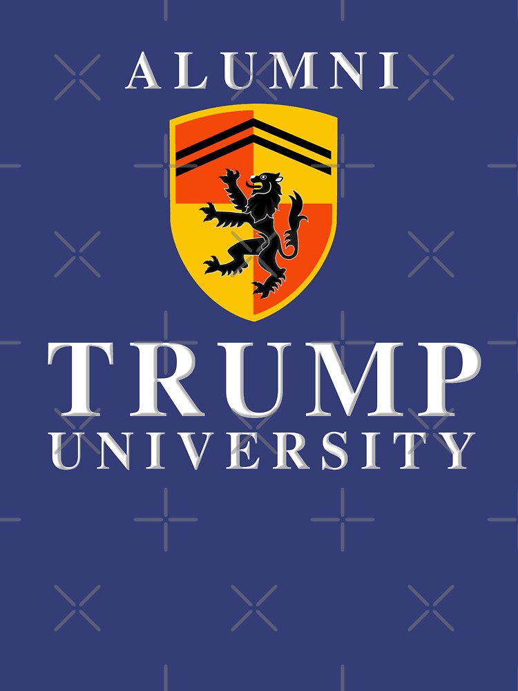 "Trump University Alumni" T-shirt for Sale by popdesigner | Redbubble ...