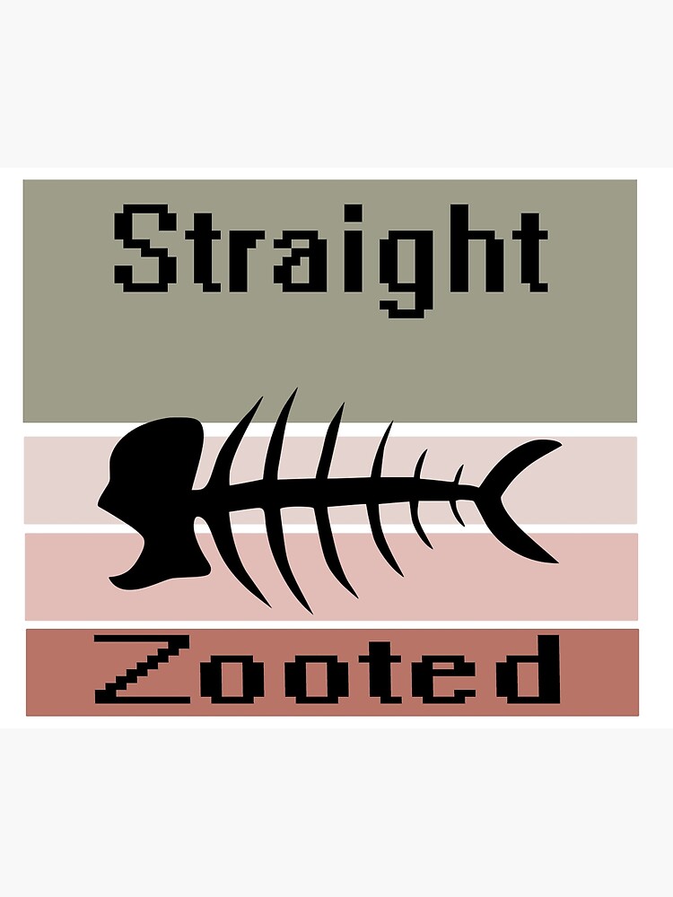 "Straight zooted fuuny fish" Poster by KAASHIRT | Redbubble