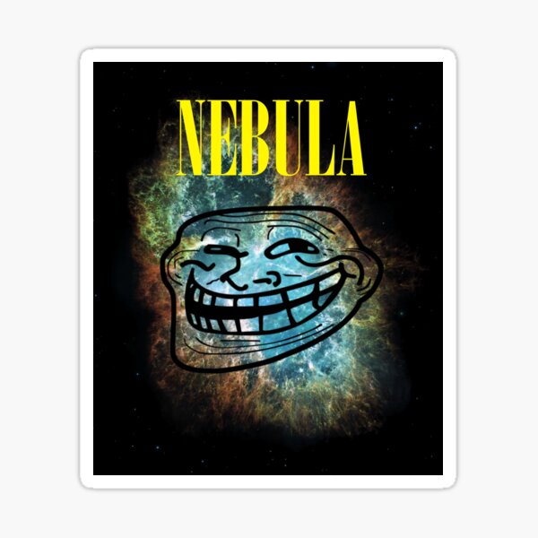 "Crab Nebula Troll" Sticker for Sale by GodsAutopsy | Redbubble