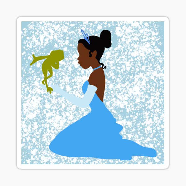 "Princess and the Frog " Sticker for Sale by supercutestuff1 | Redbubble