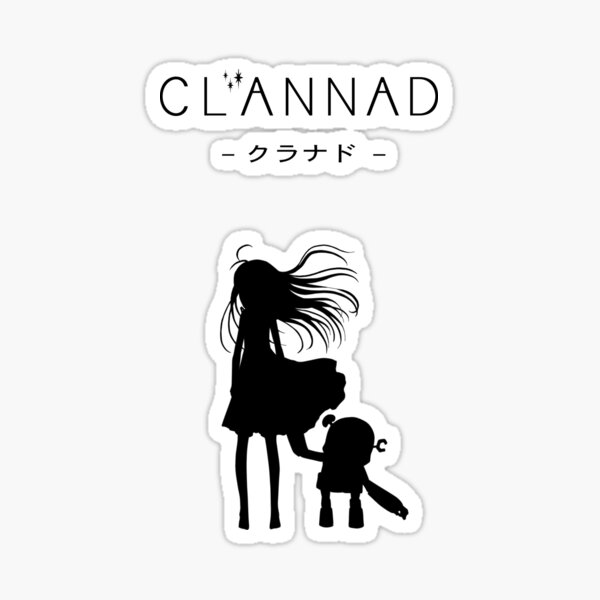 "CLANNAD - Girl & Robot" Sticker by MegurineMariko | Redbubble