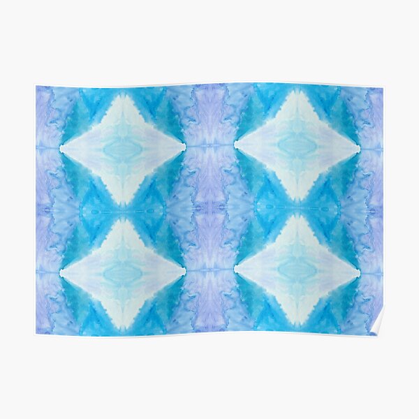 "Watercolor blue" Poster by valezar | Redbubble