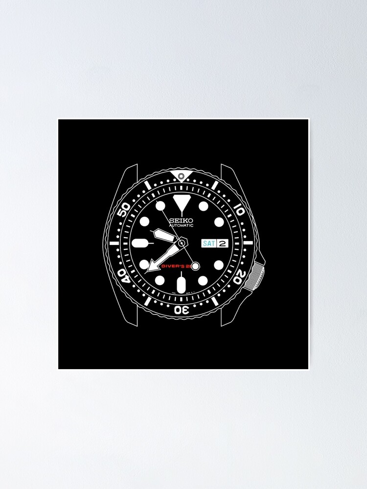 "Seiko SKX diver" Poster by Exp-collection | Redbubble