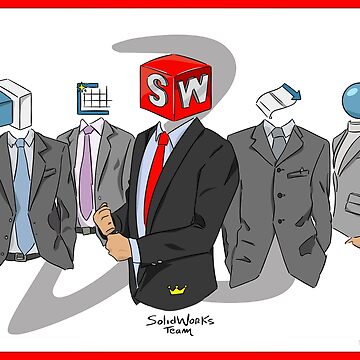 "SolidWorks Team " Sticker for Sale by FrojasoDesign | Redbubble