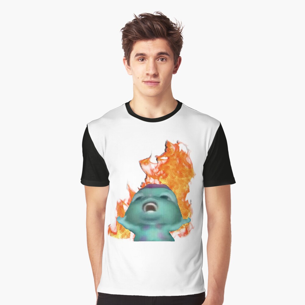 "Bibble on Fire" Sticker for Sale by gillrosedraws | Redbubble