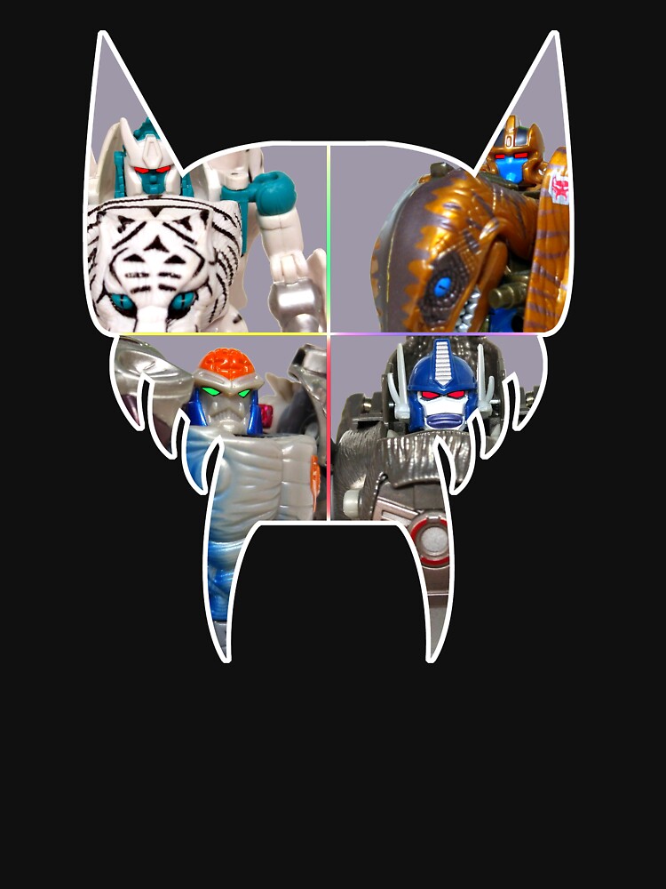 "TRANSFORMERS FIGURES!!! Beast Wars Maximal Logo " T-shirt for Sale by ...