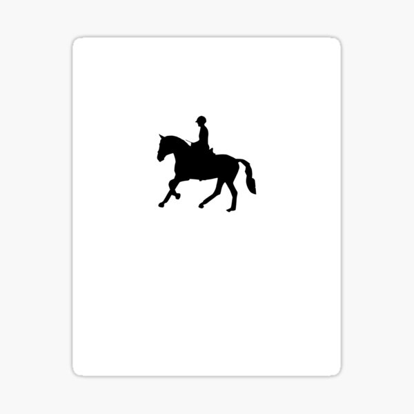 " Riding Horse " Sticker for Sale by JakDesigns | Redbubble