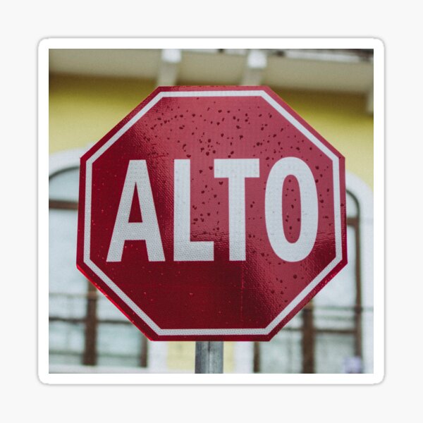 "Alto" Sticker for Sale by RiaBubble | Redbubble