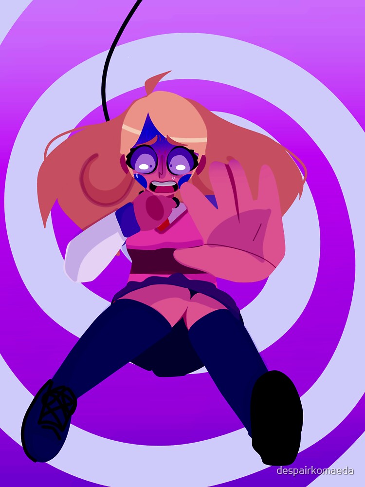 "Kaede execution " Sticker for Sale by despairkomaeda | Redbubble