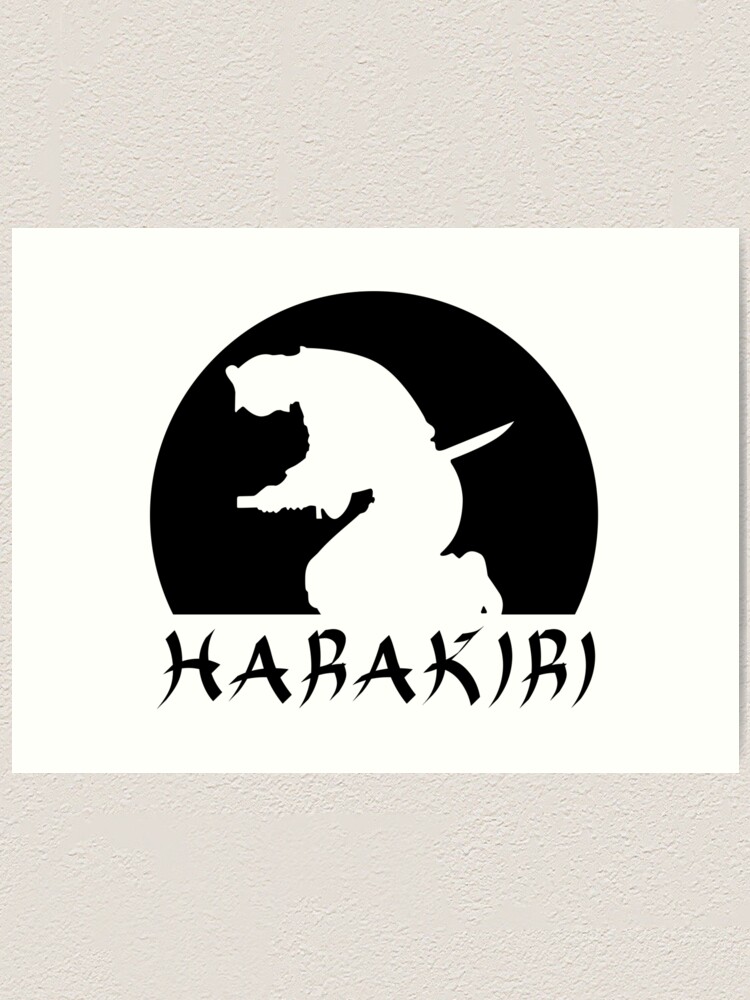 "Seppuku Harakiri Kamikaze Samurai" Art Print for Sale by PapercaCream ...