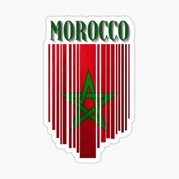 "Morocco flag " Sticker by eka123 | Redbubble