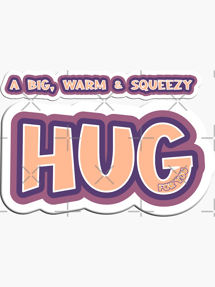 "Send big squeezy hug to someone you love - Caroline Laursen Original ...