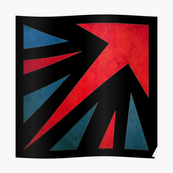 "UK Space Agency logo(UKSA) - vintage look" Poster by trendistudio ...