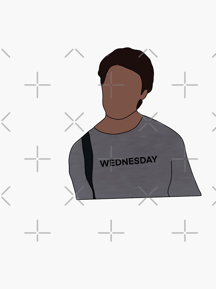 "Marcus Baker Drawing" Sticker for Sale by brookiecookie37 | Redbubble