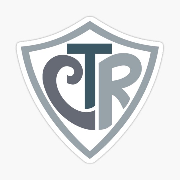 "Blue CTR Lds Mormon Choose the Right" Sticker for Sale by ...