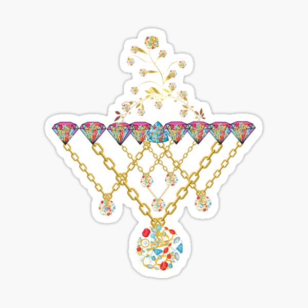 "shine down like a diamond" Sticker by splended | Redbubble