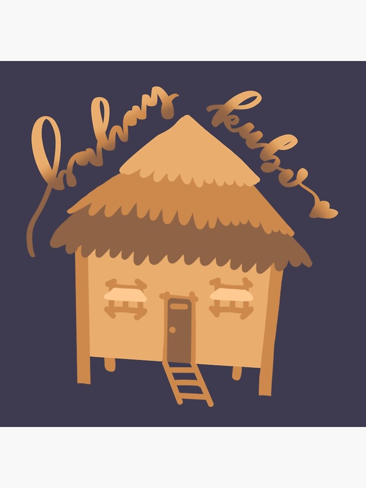 "Bahay Kubo" Poster for Sale by pittfsa | Redbubble