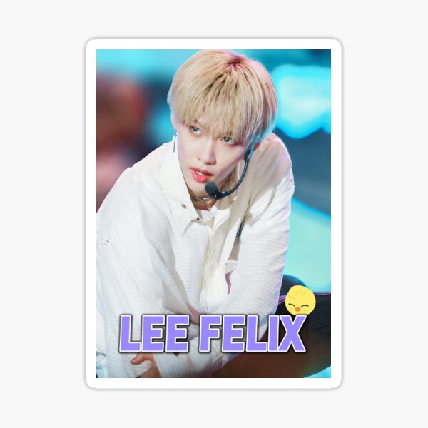"LEE FELIX" Sticker for Sale by HyunjinsSTAY | Redbubble