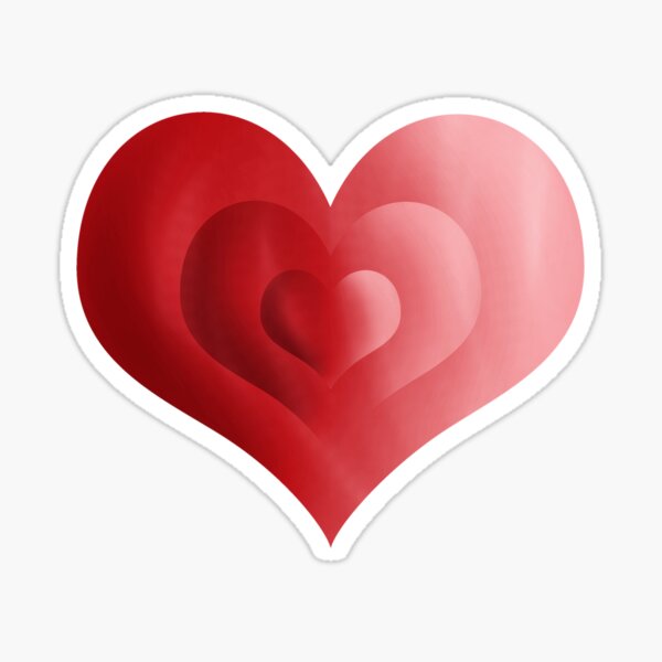 "Heart Design" Sticker by OneGrantJones | Redbubble