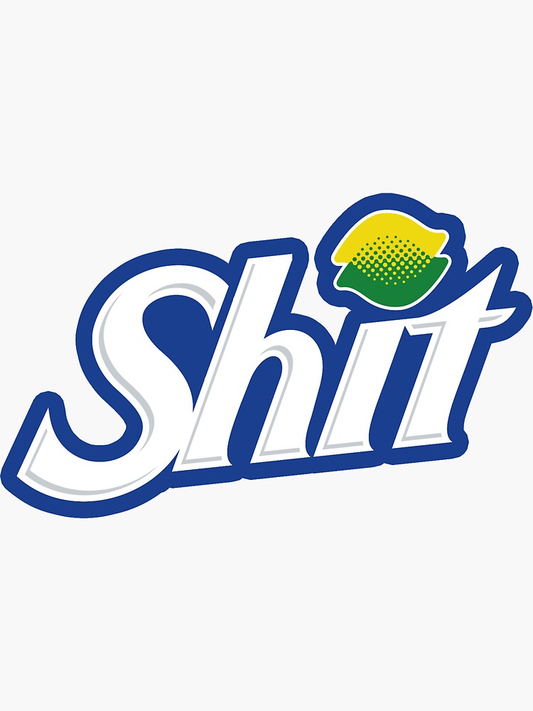 "shit- sprite lemonade" Sticker for Sale by pepsilovesu | Redbubble