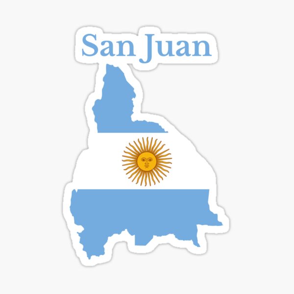 "San Juan Province Design , Argentine." Sticker for Sale by marosharaf ...