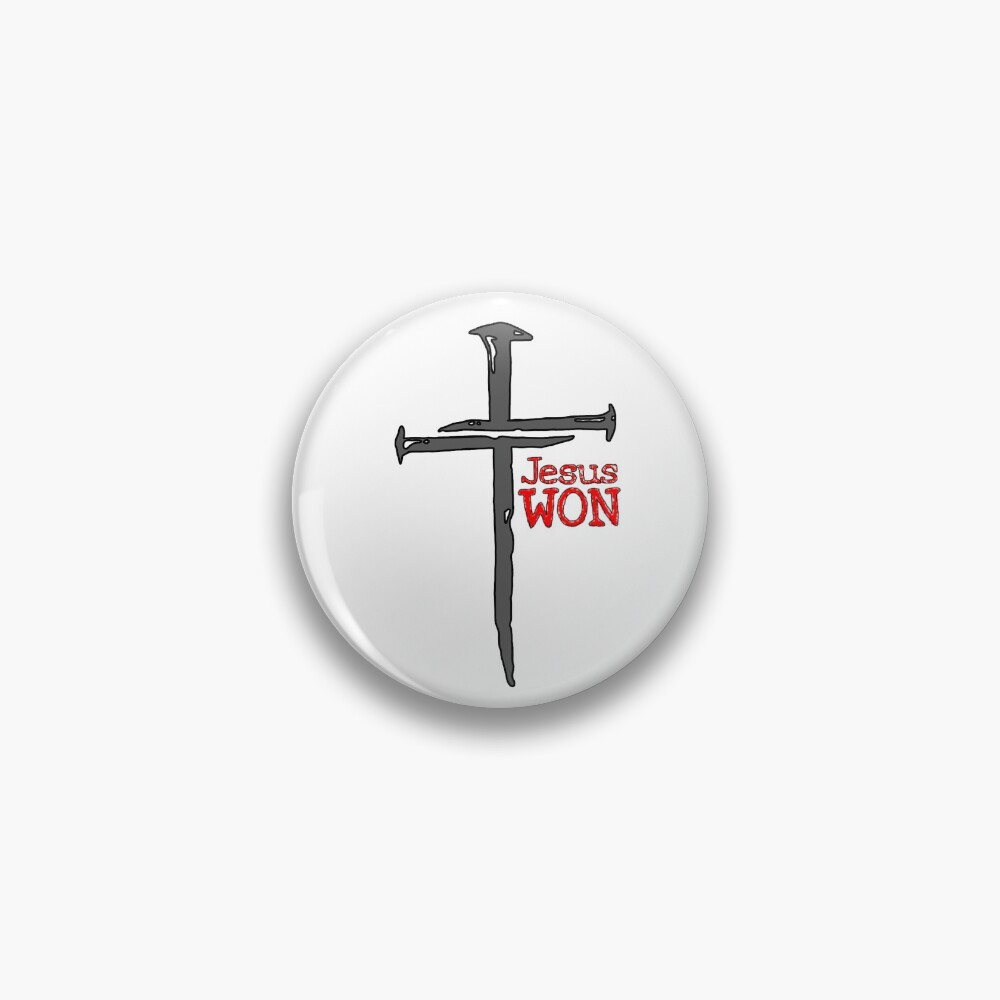 "Jesus Won " Sticker for Sale by tiahnnabryant01 | Redbubble