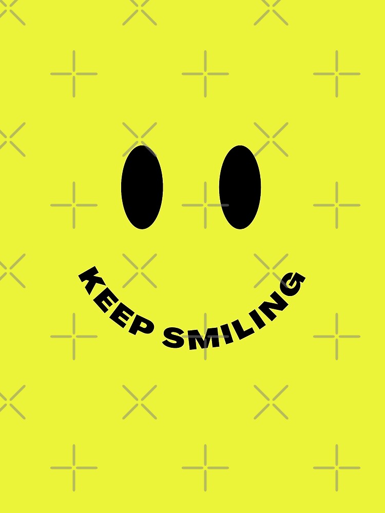 "Yellow Keep Smiling Face Emoji" Photographic Print by Rosey1510 ...