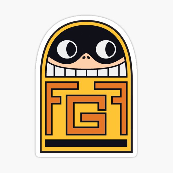 "Fatgum || Mascot Sticker" Sticker by sruebensaal | Redbubble