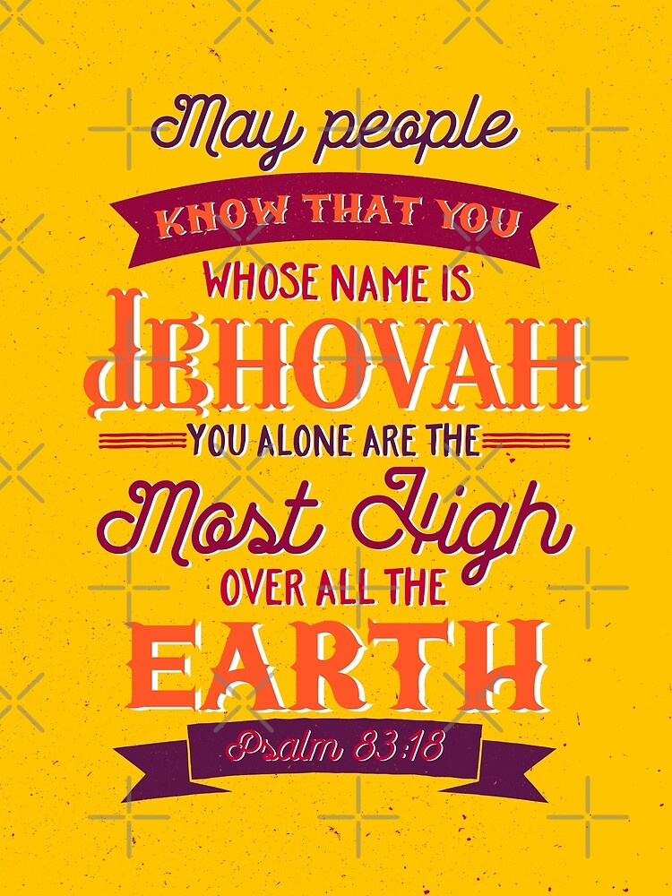 PSALM 83 18 Canvas Print For Sale By JenielsonDesign Redbubble psalm-83-18-canvas-print-for-sale-by-jenielsondesign-redbubble
