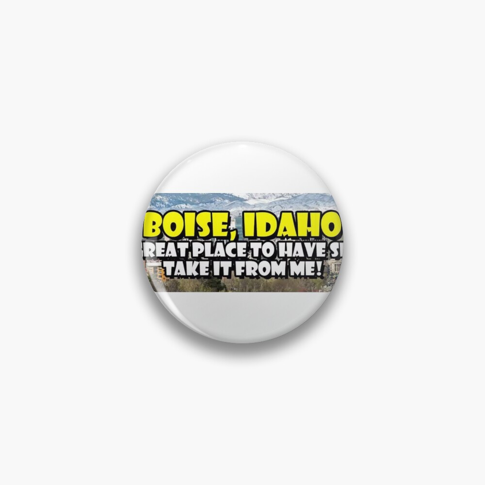 "boise, idaho - TED NIVISON bumper sticker" Sticker for Sale by finched ...