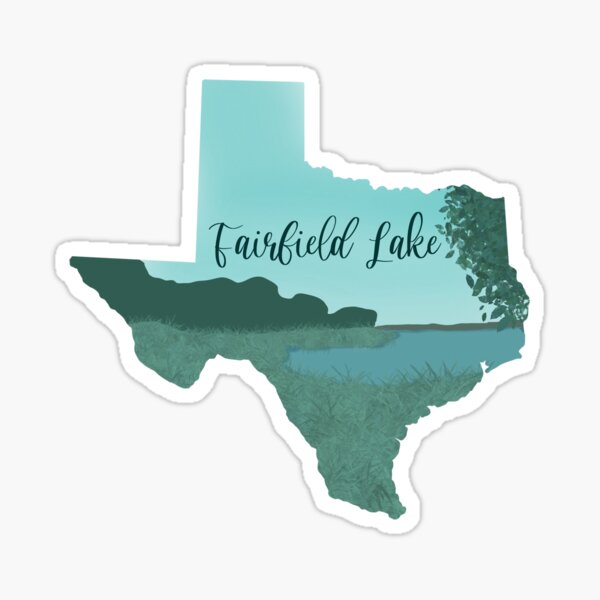 "Fairfield Lake State Park" Sticker for Sale by arhniemeyer | Redbubble