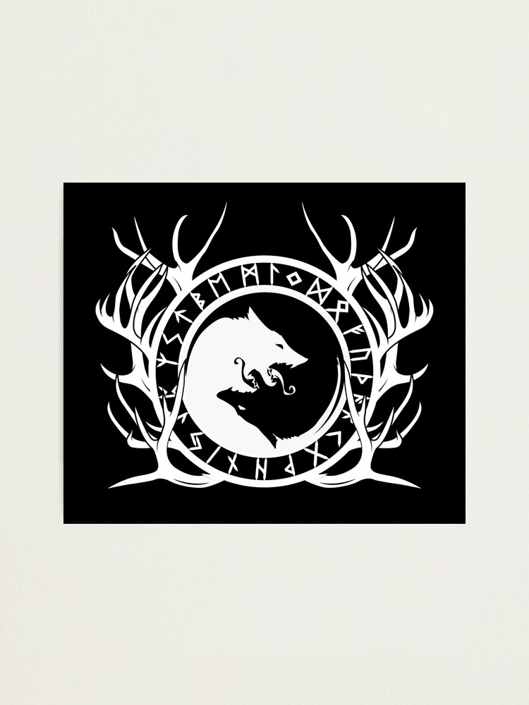 "Fenrir /// Eikthyrnir, Hirsch von Walhalla (Variante II)" Fotodruck ...