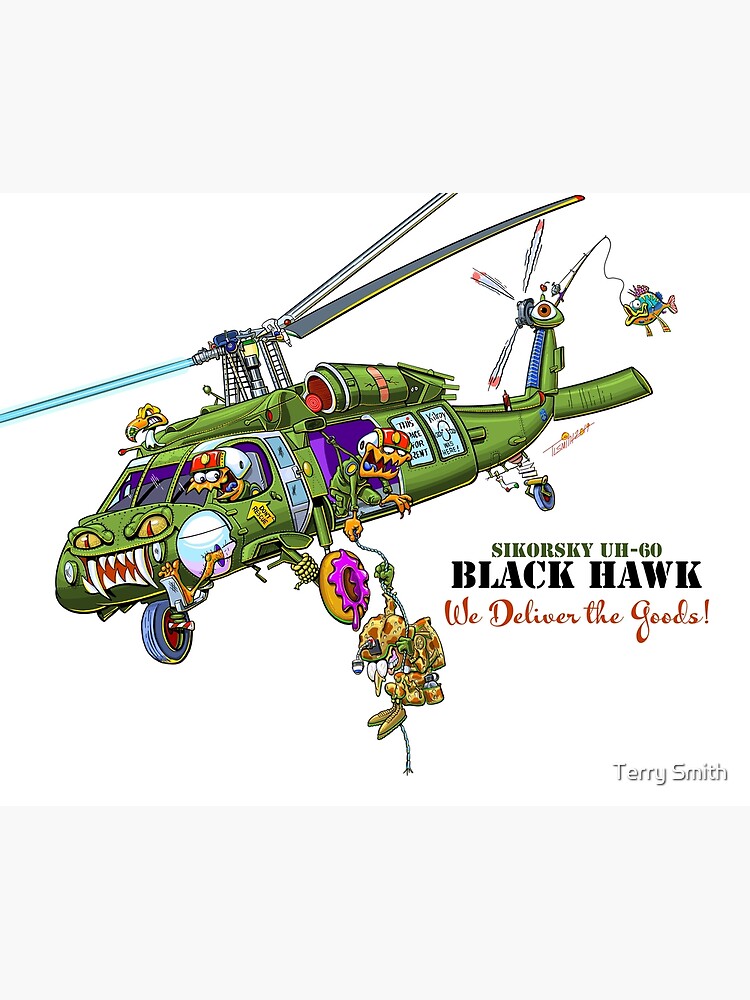 "The Black Hawk Helicopter" Poster for Sale by DocSmith | Redbubble