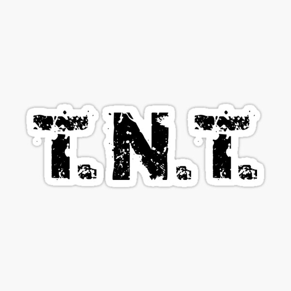 "Explosive TNT - Dynamite T-Shirt" Sticker by deanworld | Redbubble