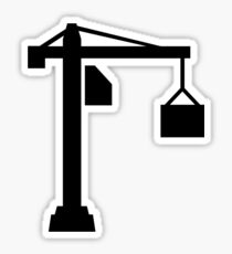 Construction Crane: Stickers | Redbubble