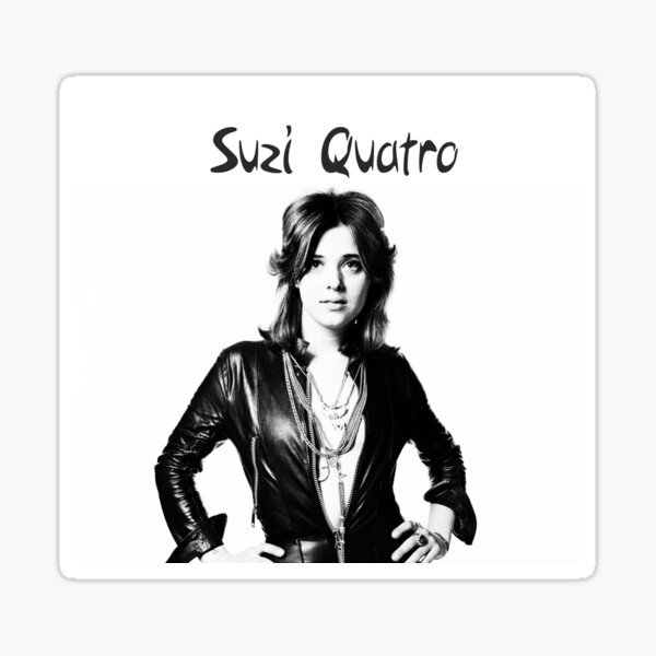 "suzi quatro" Sticker for Sale by dragonthor | Redbubble