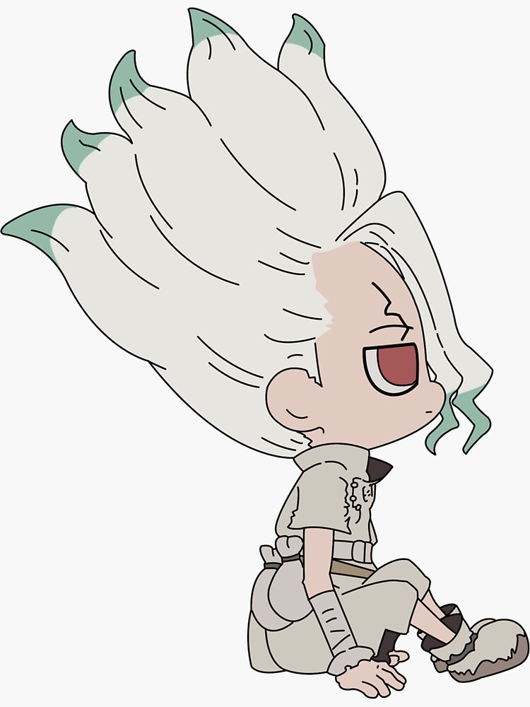 "Dr Stone Senku Ishigami" Sticker by animebig | Redbubble