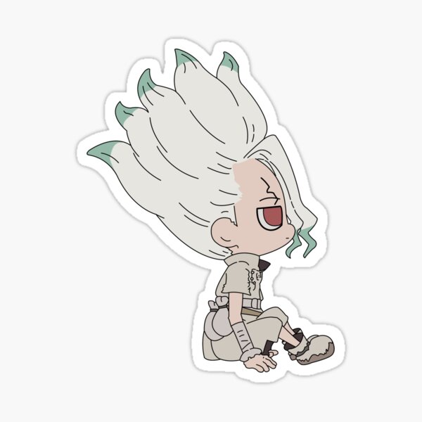 "Dr Stone Senku Ishigami" Sticker by animebig | Redbubble