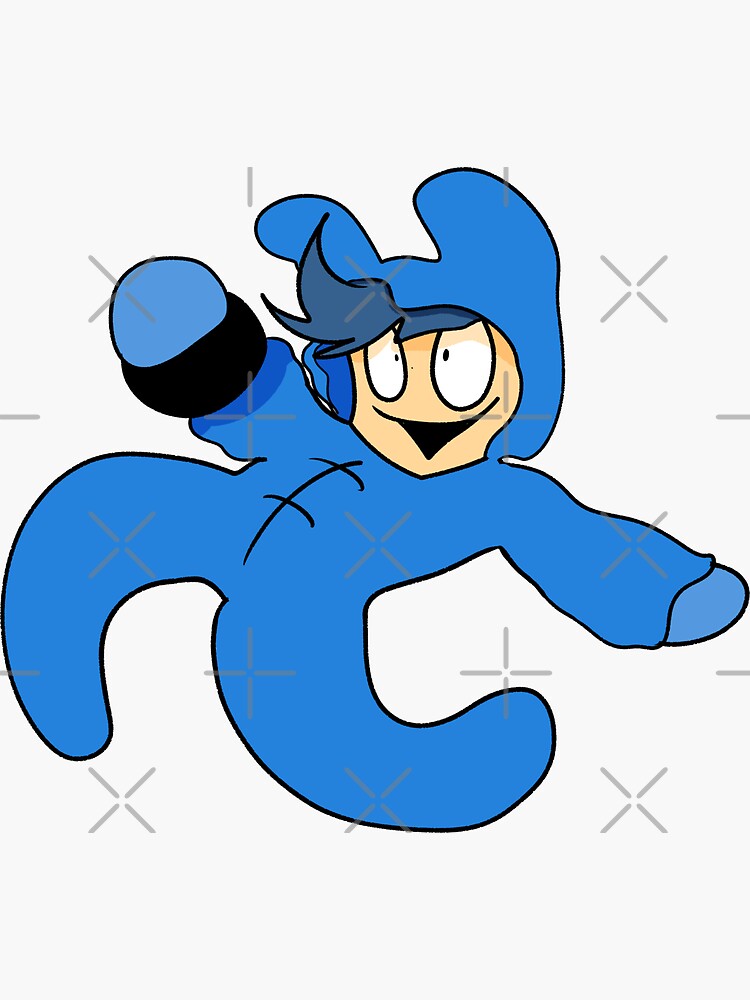 "4 BFDI Chibi Gijinka" Sticker for Sale by SlugJesters | Redbubble