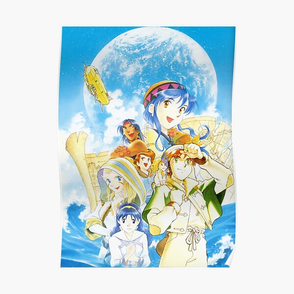 "Lunar Silver Star Story" Poster for Sale by MyopicMirror | Redbubble