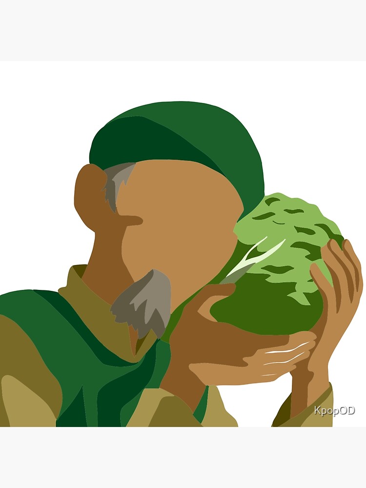 "Avatar the Last Airbender Cabbage Guy Simple Design" Poster by KpopOD ...