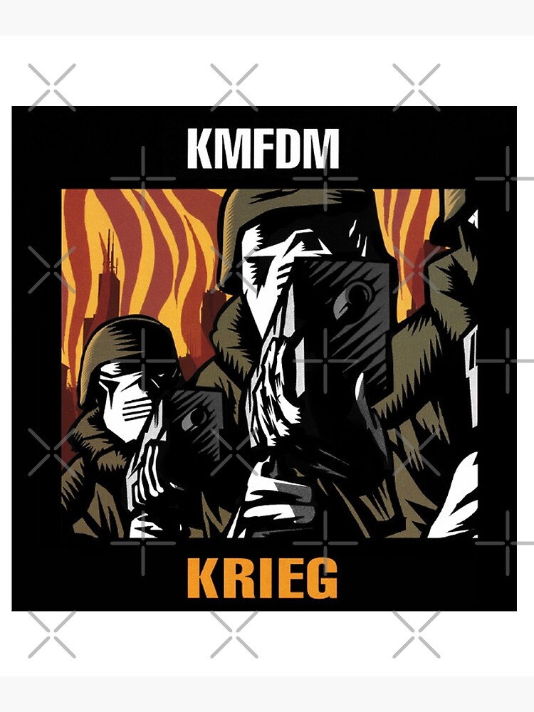 "KMFDM War Album Cover Music Industrial" Poster by xZephirx | Redbubble